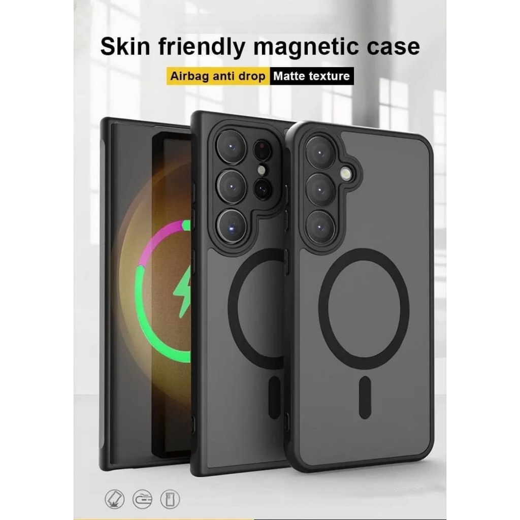 Jual Translucent Magsafe Case for Samsung S25 Ultra A56 A36 A26 A16 A35 A55 5G 4G | Shopee Indonesia