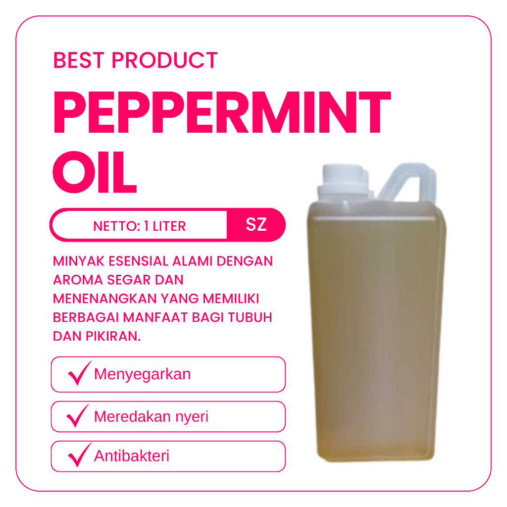 Jual Peppermint Oil/Minyak Peppermint 1 Liter | Shopee Indonesia