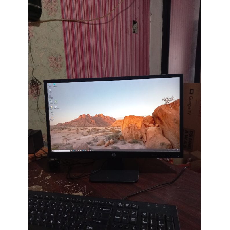 Jual Monitor LED HP P22va G4 FULL HD HDMI VGA | Shopee Indonesia