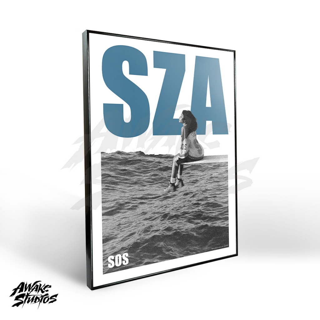 Jual Poster Frame Cover SZA - SOS Frameblock | Shopee Indonesia