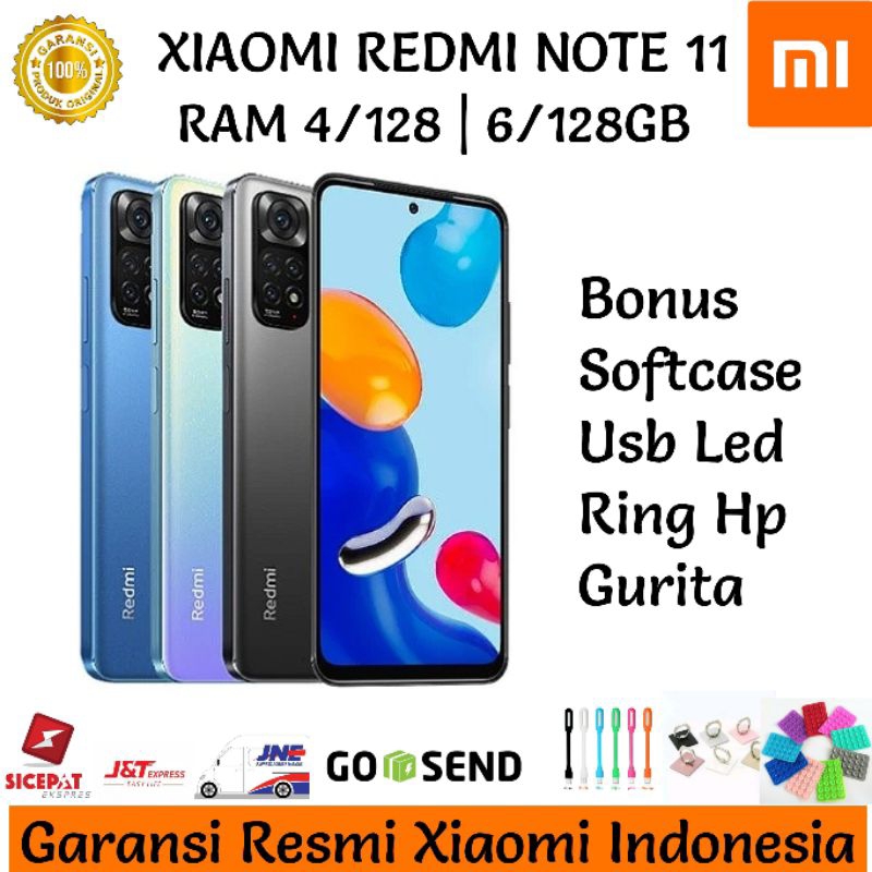 Jual XIAOMI REDMI NOTE 11 4/128GB | 6/128GB GARANSI RESMI XIAOMI ...