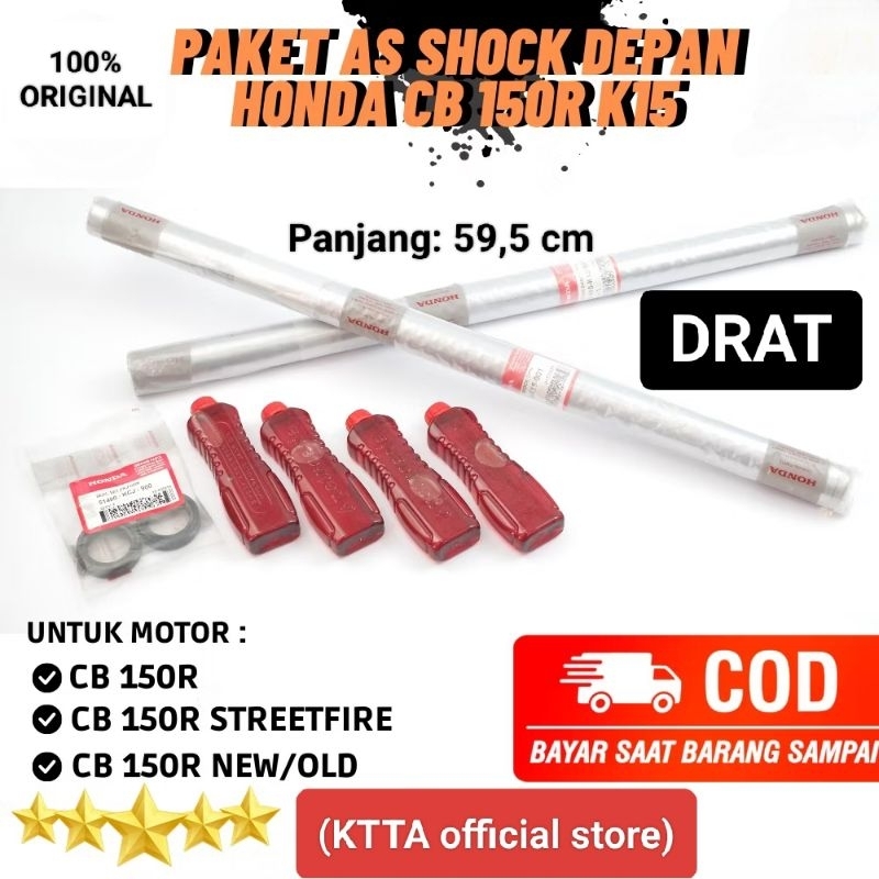 Jual 100% ORIGINAL Pipa As Shock Depan Honda kode K15 untuk CB 150 R ...