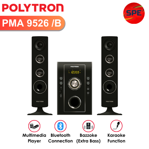 Jual SPEAKER MULTIMEDIA POLYTRON PMA 9526 /B GARANSI RESMI (MEDAN) | Shopee Indonesia