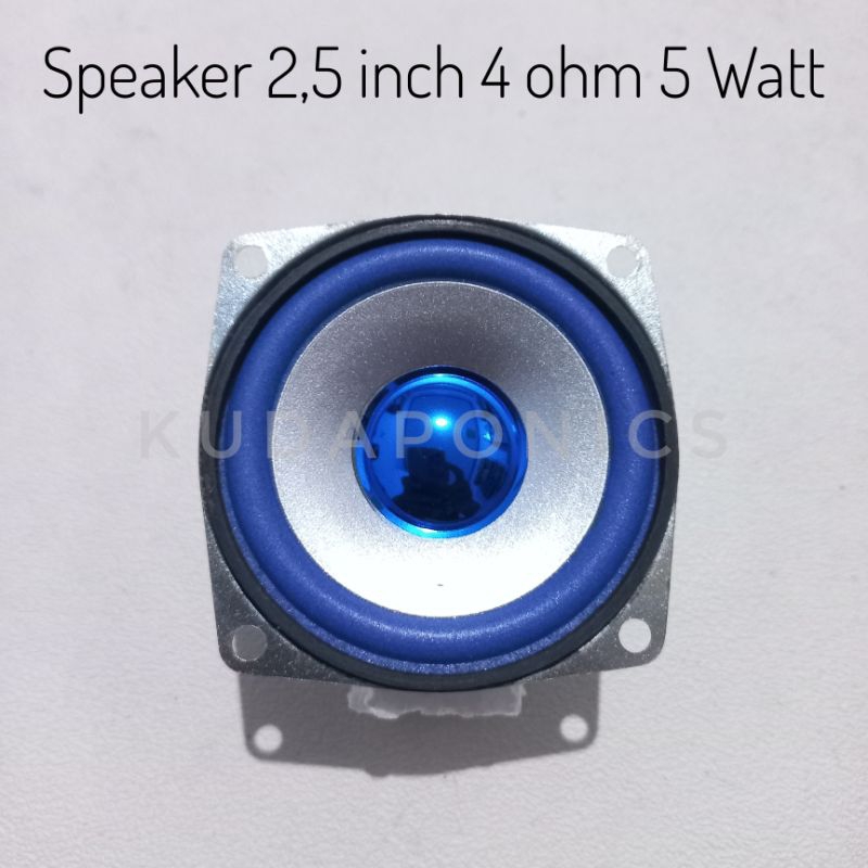 Jual Speaker 2.5 inch 4 Ohm 5 Watt 5W Fullrange XLY | Shopee Indonesia