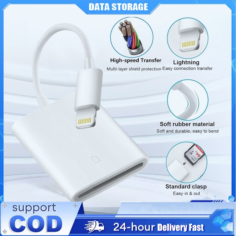Jual Lightning to SD Card Reader for iPhone, Trail Game Camera Viewer ...