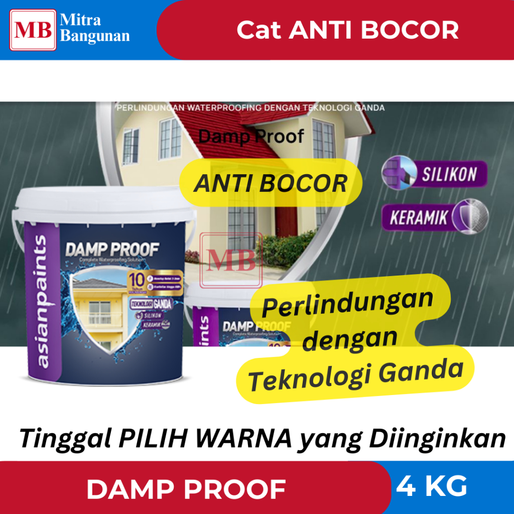 Jual Damp Proof Asian Paint CAT Anti Bocor Perlindungan dengan ...