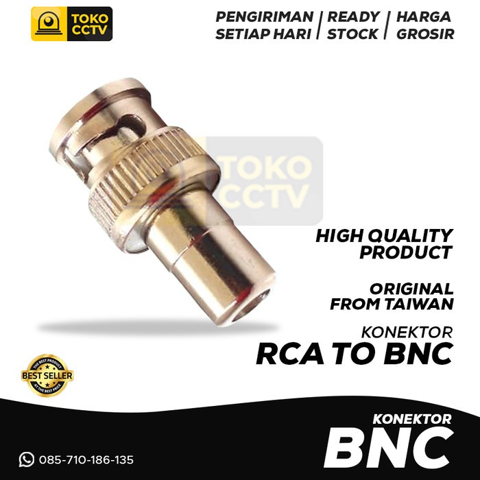 Jual Connector RCA to BNC | Shopee Indonesia