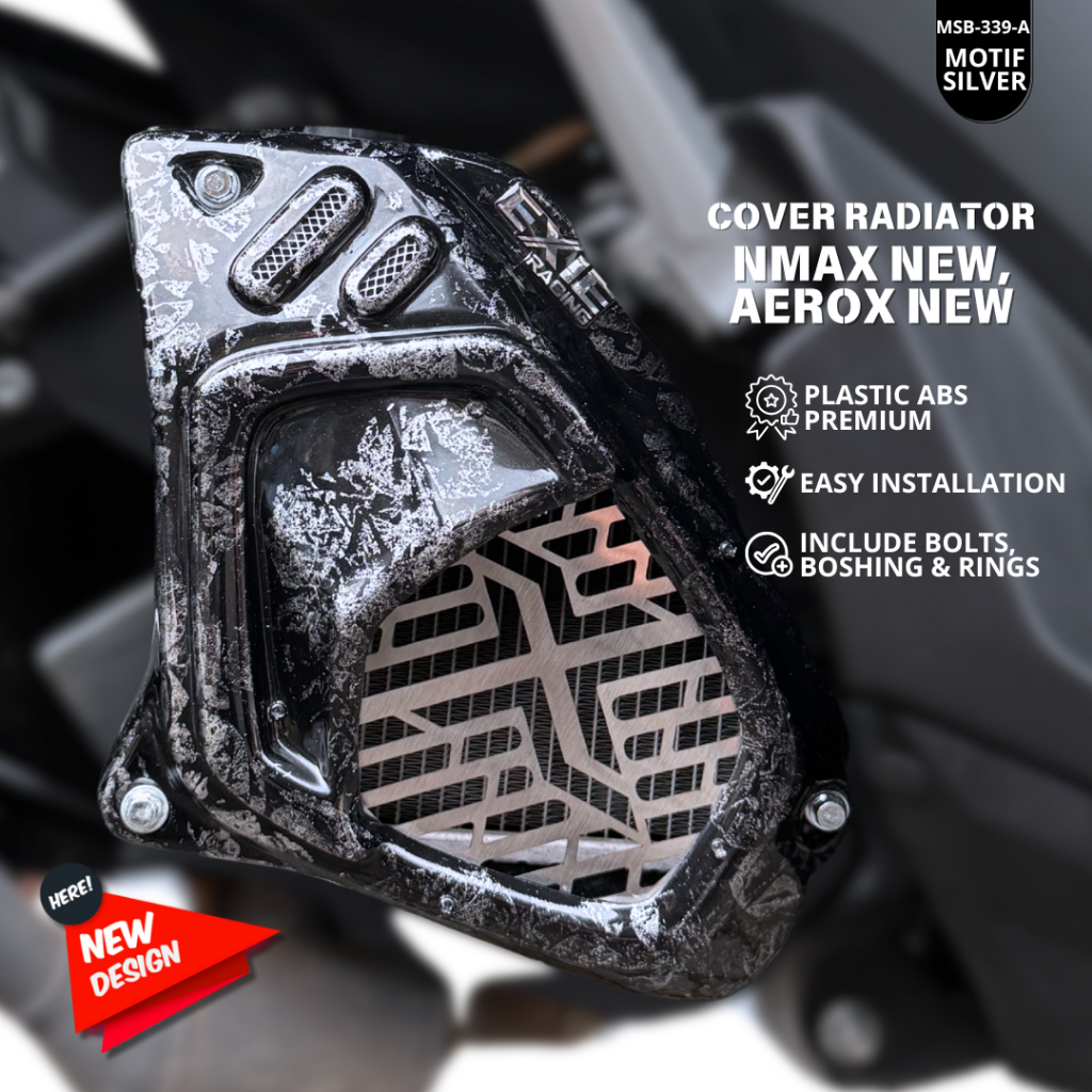 Jual Cover Radiator Yamaha Nmax new, Aerox new, Nmax NEO , Lexi 155 ...