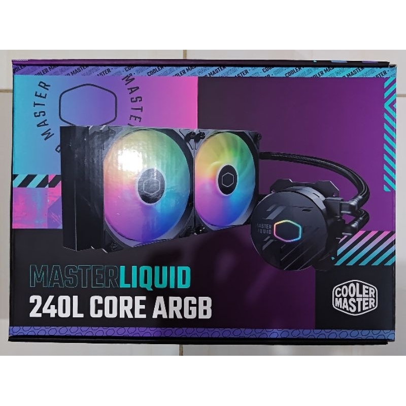 Jual AIO CPU - Cooler Master - Master Liquid 240L Core ARGB - Black ...