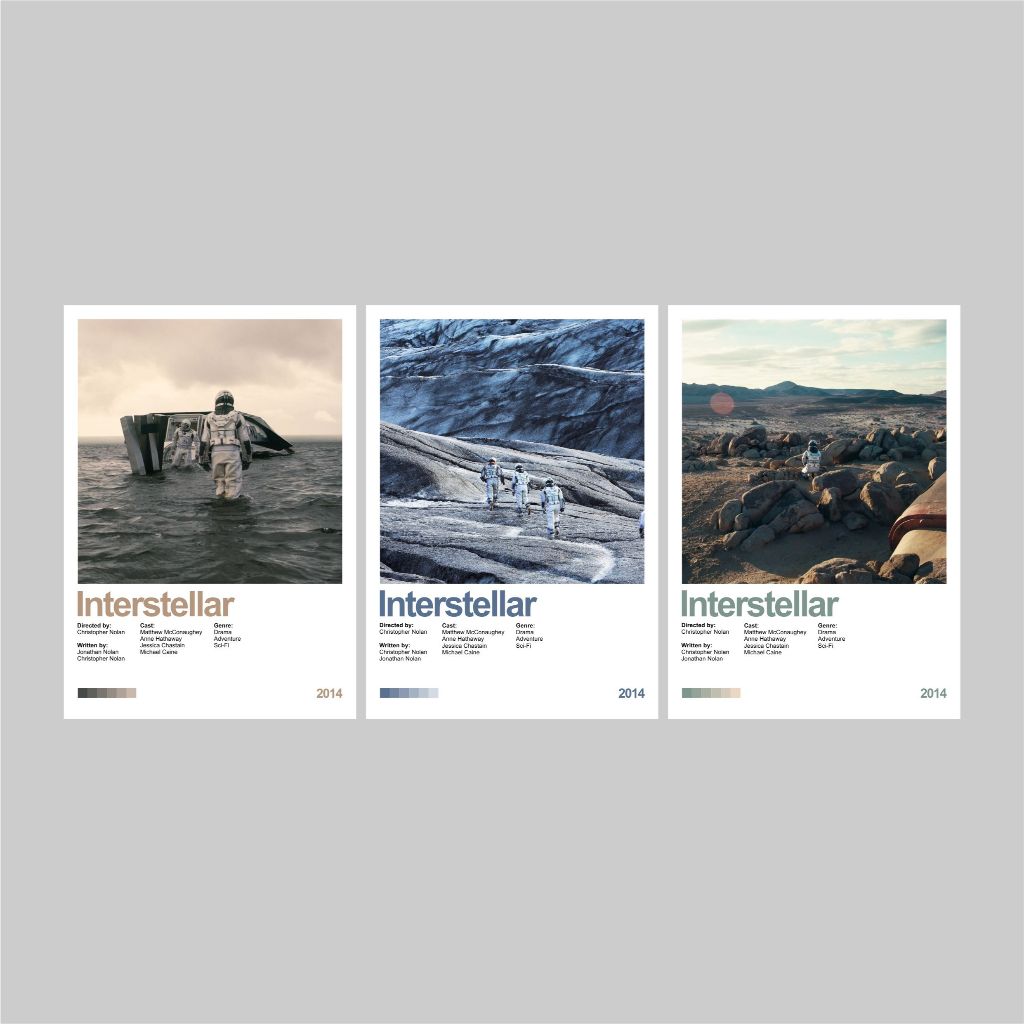 Jual Poster Minimalist Film Interstellar | Shopee Indonesia