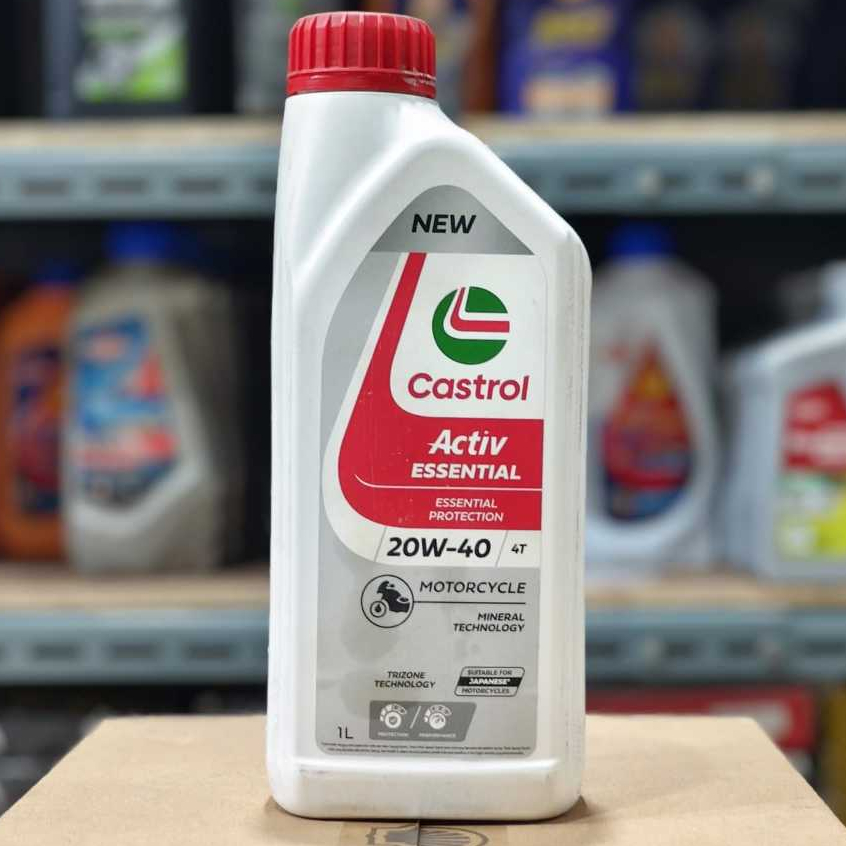 Jual OLI MESIN MOTOR CASTROL GO ACTIV ESSENTIAL PROTECTION 4T SAE 20W ...