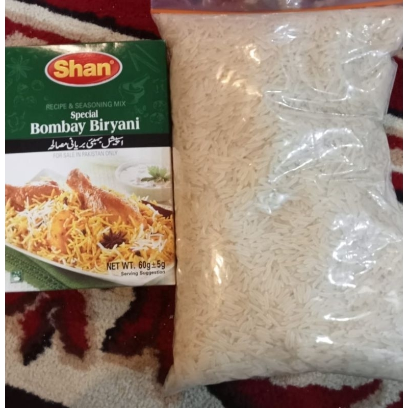 Jual Paket Basmati dan Bumbu Shan Bombay Biryani | Shopee Indonesia