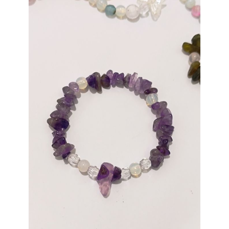 Jual Gelang Batu Alam Mix Manik-Manik | Bracelets Mix Natural Stone ...
