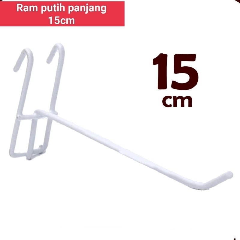 Jual CANTOLAN RAM BESI 15CM HOOK DISPLAY | Shopee Indonesia