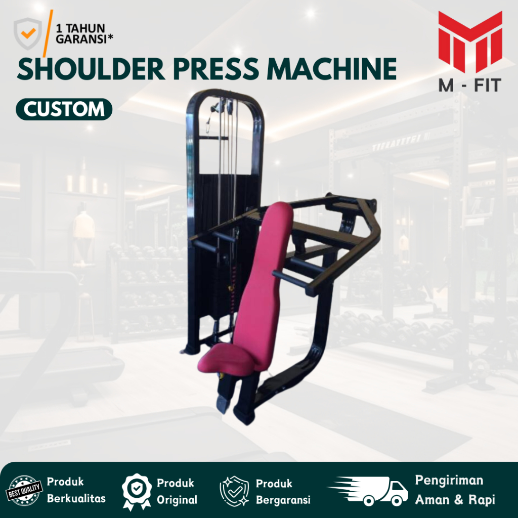 Jual Shoulder Press Machine Alat Gym Komersil Custom | Shopee Indonesia