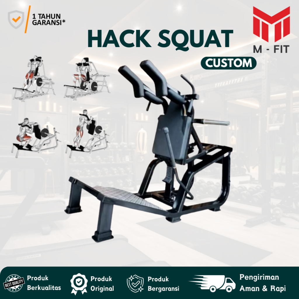 Jual Alat Fitness Komersil Hack Squat Custom | Shopee Indonesia