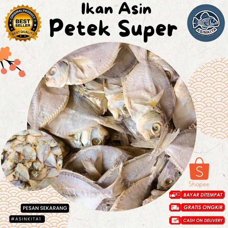 Jual Ikan Asin Petek super / dokdok gurih 1 kg | Shopee Indonesia