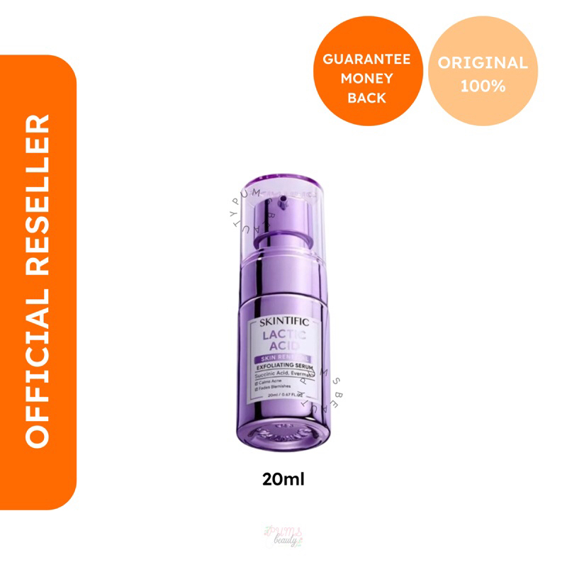 Jual SKINTIFIC - Lactic Acid Exfoliating Exfo Serum Original | 20ml ...