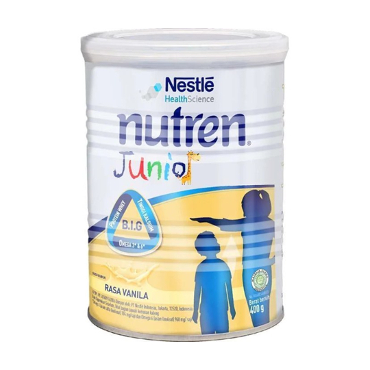 Jual NESTLE NUTREN JUNIOR VANILLA 400 G - Produk-Susu | Shopee Indonesia
