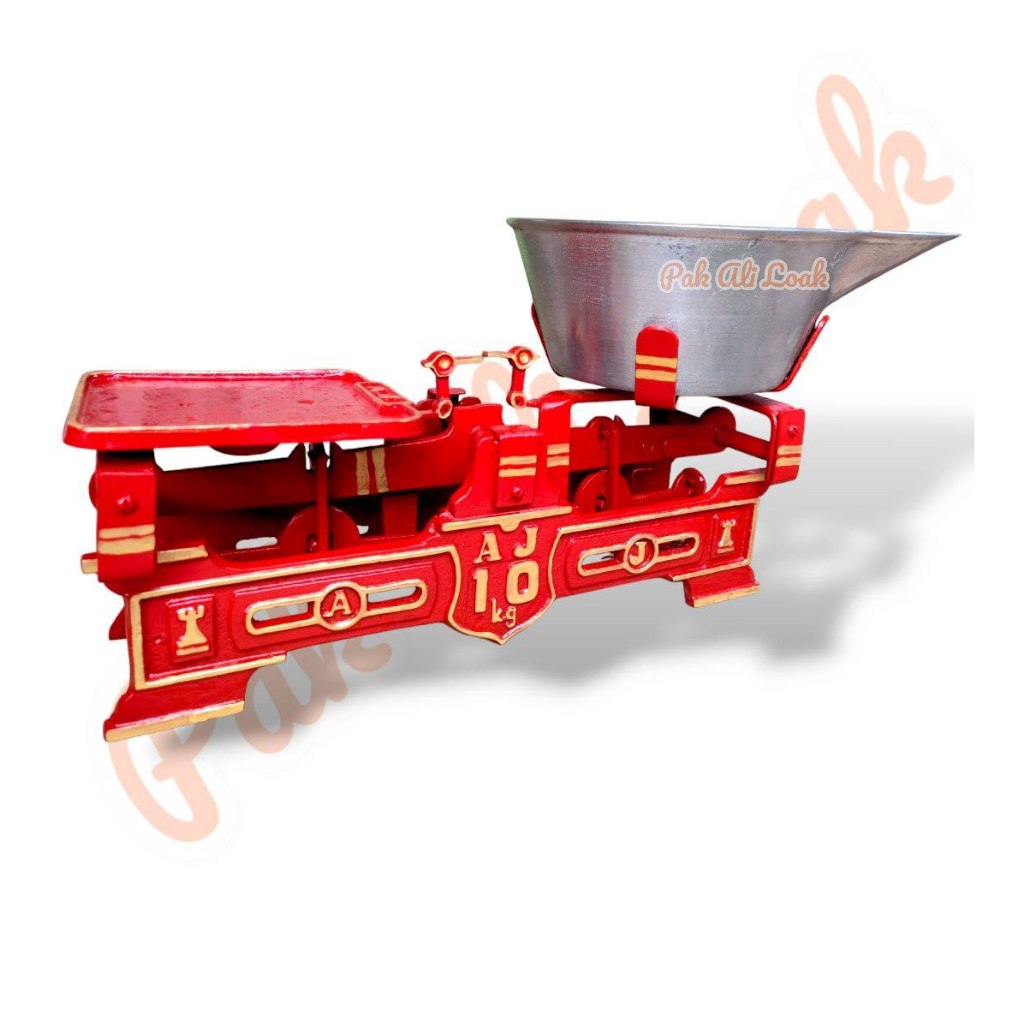 Jual timbangan meja bebek duduk merk AJ SET bandul | Shopee Indonesia