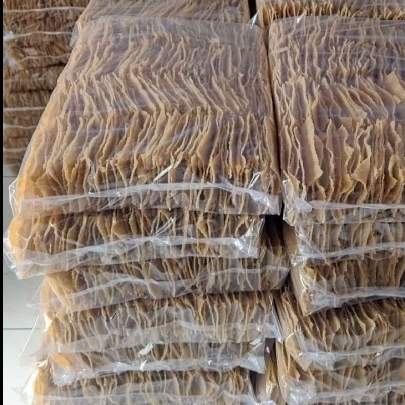 Jual kerupuk gendar lempeng puli gurih 1 kg | Shopee Indonesia
