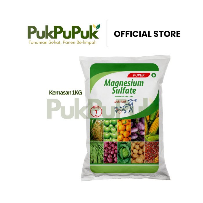 Jual PUPUK MAGNESIUM SULFATE PAK TANI 1 KG KEMASAN PABRIK - UNTUK SEMUA TANAMAN | Shopee Indonesia