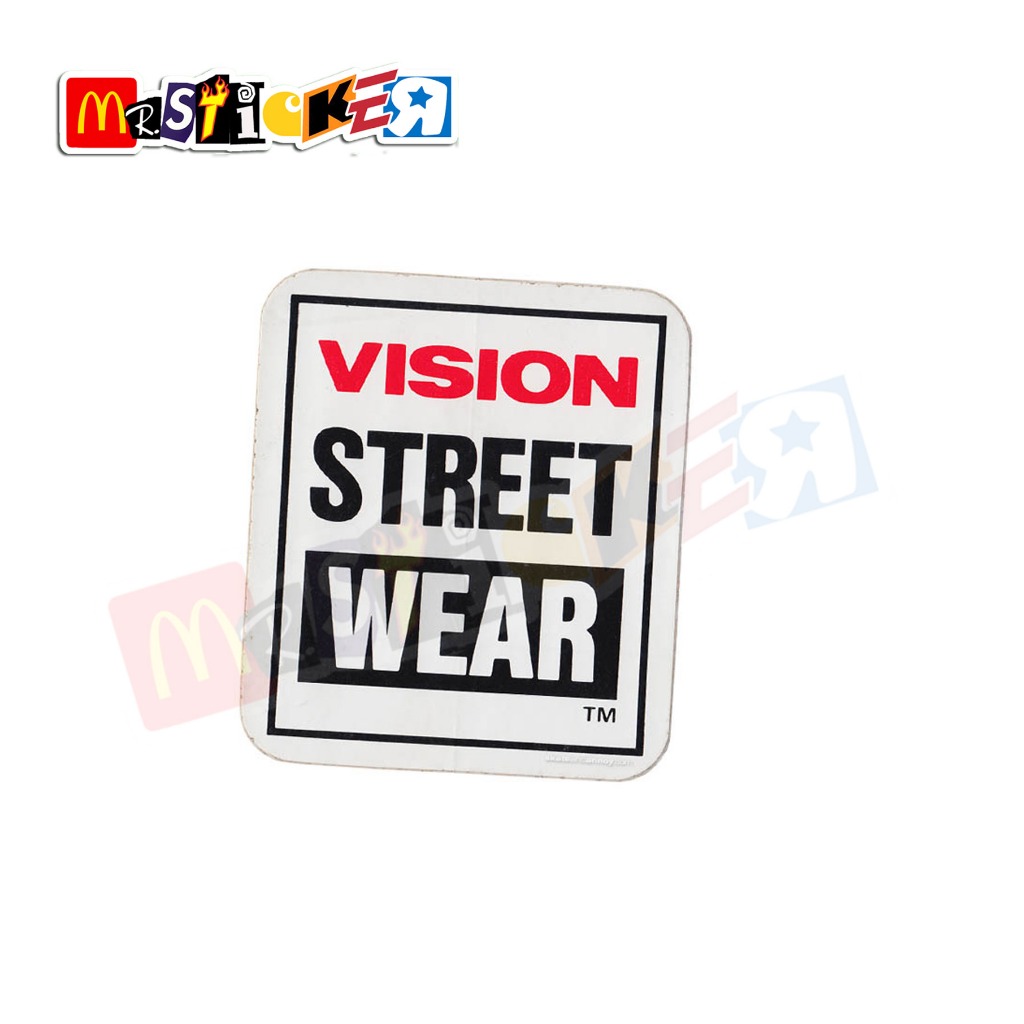 Jual sticker vision street wear og logo stiker retro | Shopee Indonesia
