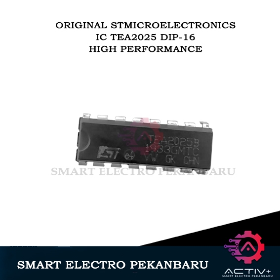 Jual ORIGINAL IC TEA2025 DIP-16 STMICROELECTRONIC TEA2025B POWER AUDIO TEA 2025 B TRANSISTOR ...