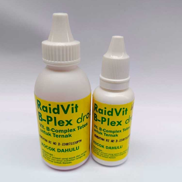 Jual B-PLEX DROP CAIR RAID ALL VIT BECOMP B- KOMPLEX BURUNG PERAWATAN ...
