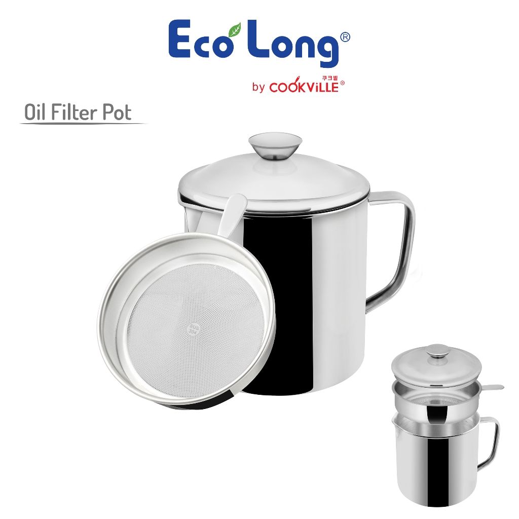 Jual Oil Filter Pot 10 cm Ecolong by Cookville | Shopee Indonesia