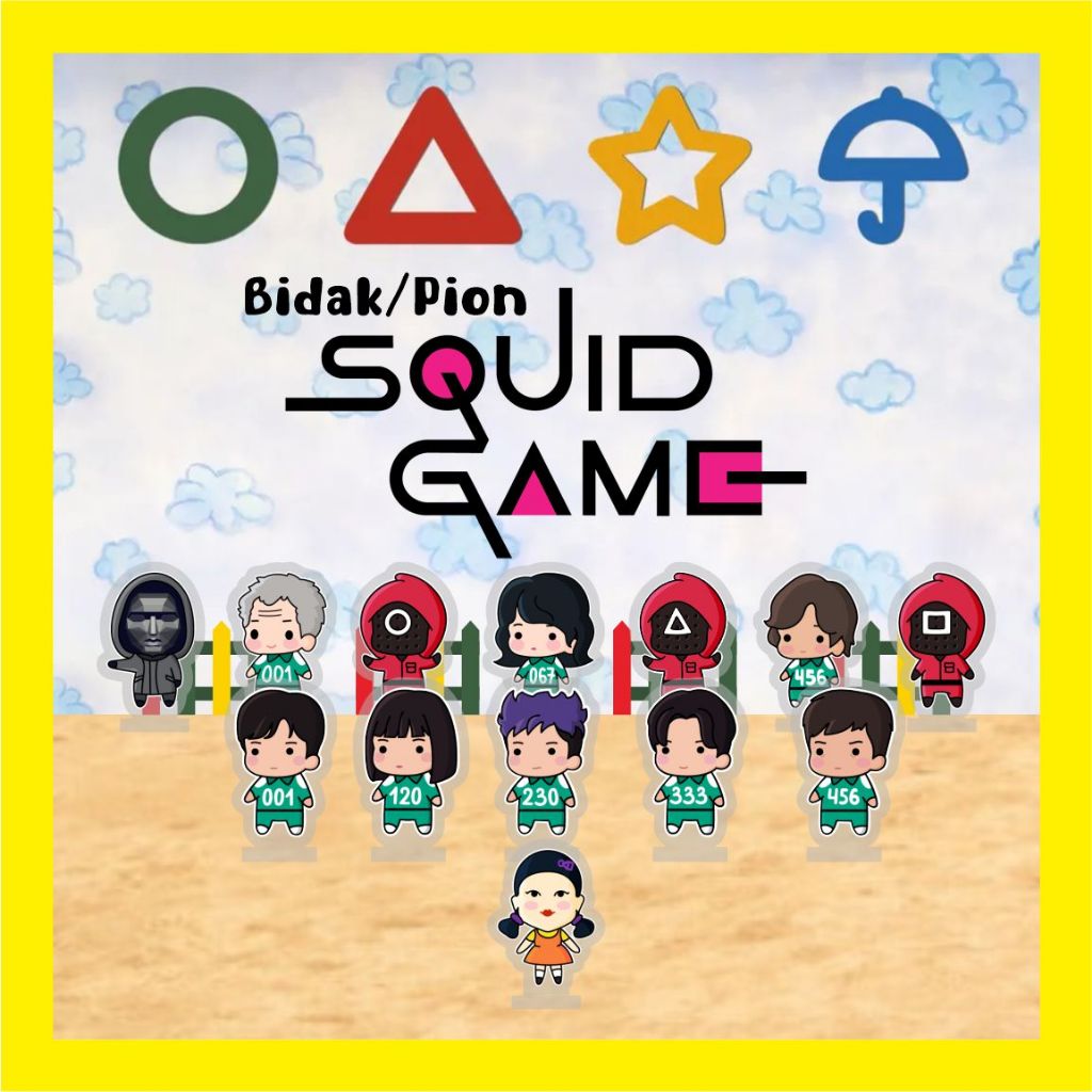 Jual BIDAK PION SERI GAME SQUIDGAME SQUID GAME LUCU KAWAII | Shopee ...