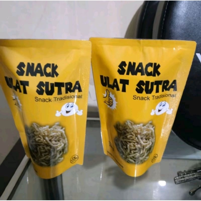 Jual Snack Ulat Sutra/Cemilan Ulat Sutera/Kue Kering Cacing Enak dan ...