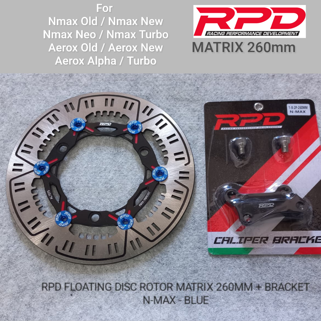 Jual RPD Matrix Floating Disc 260mm Nmax old New Turbo neo Aerox Alpha ...