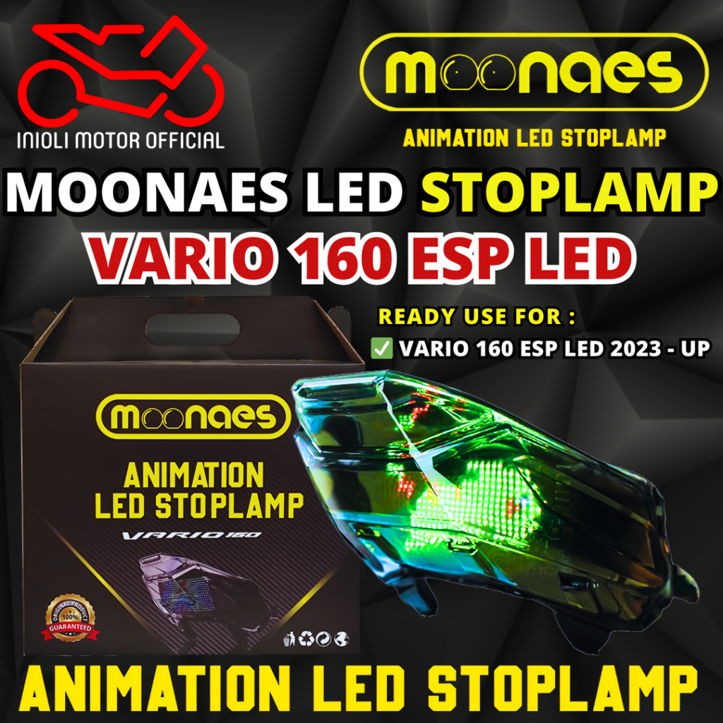 Jual LAMPU REM BELAKANG STOPLAMP STOP LAMP MOONAES VARIO 160 ESP LED ...