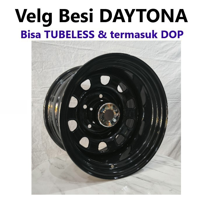 Jual Velg Besi Daytona 16x10 5H 139.7 et-44 Ring 16 R16 lebar 10 inci ...