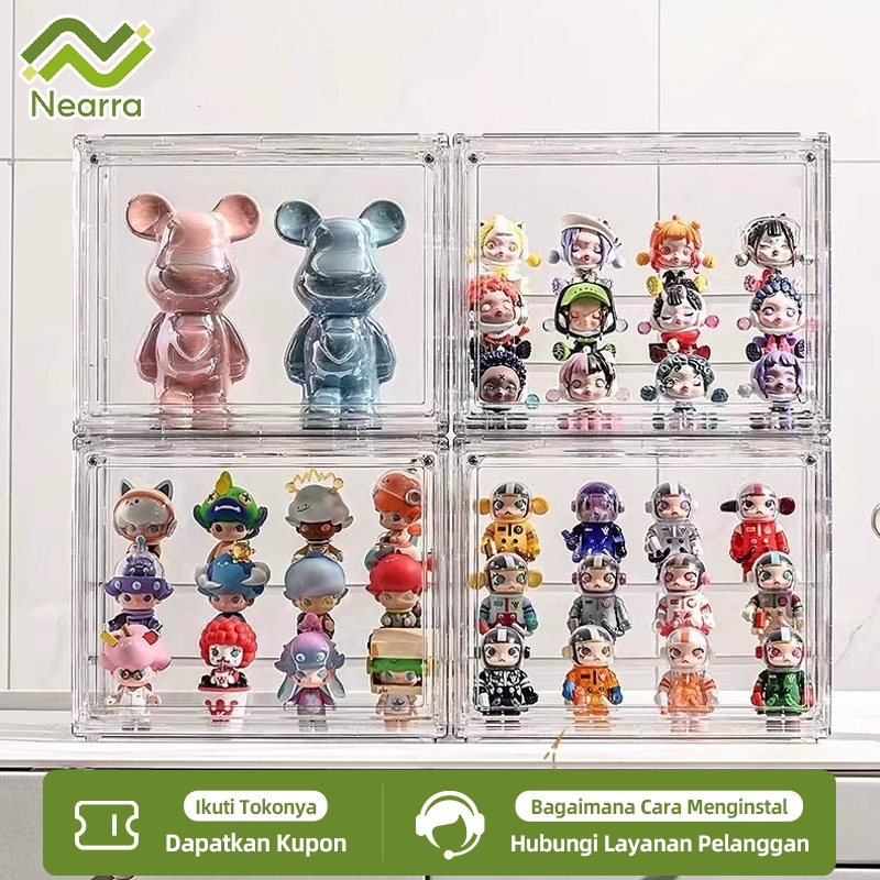 Jual Nearra Rak Pajangan Penyimpanan Kotak Buta Kotak Akrilik Bubble ...