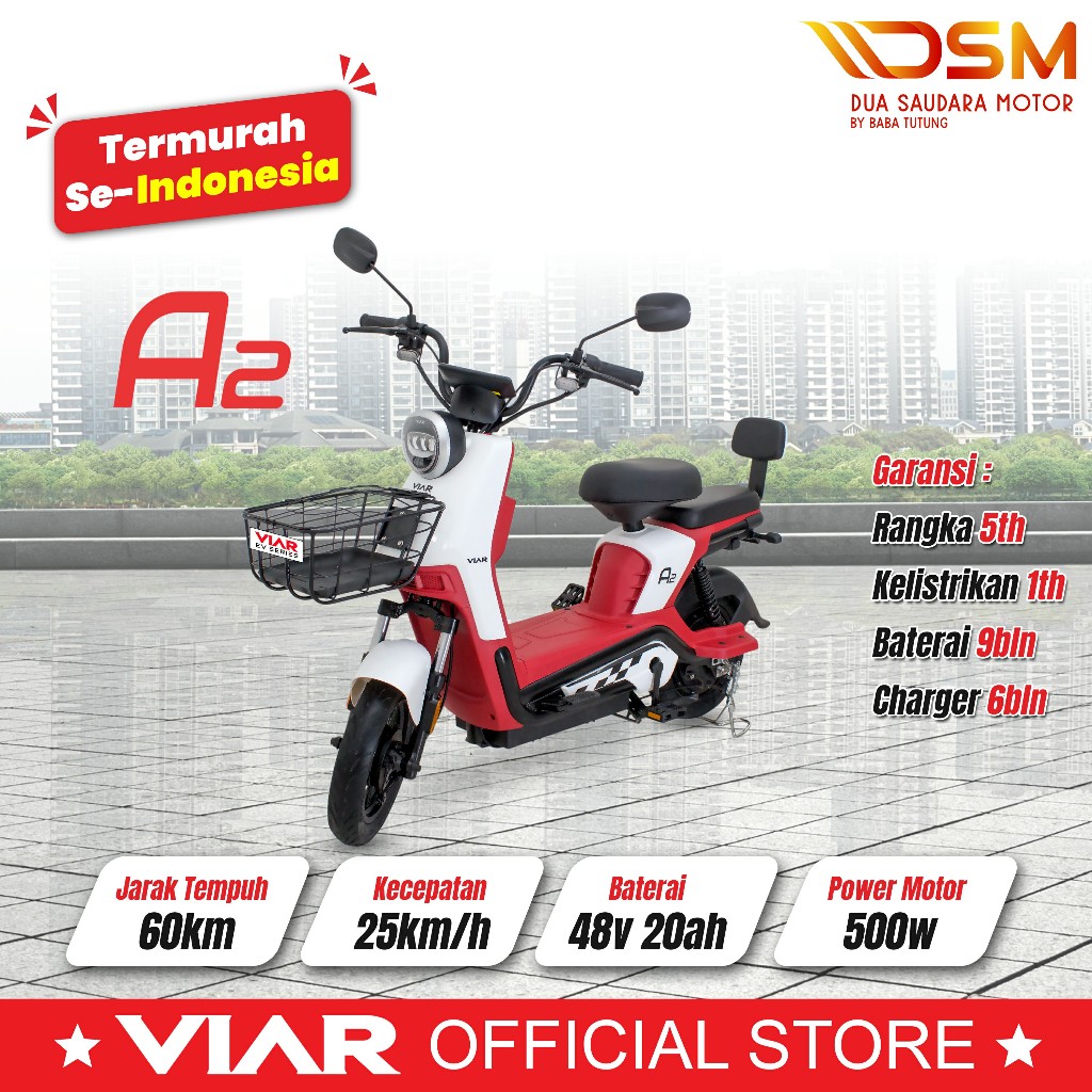 Jual Sepeda Listrik Murah Viar Tipe A2 | Shopee Indonesia