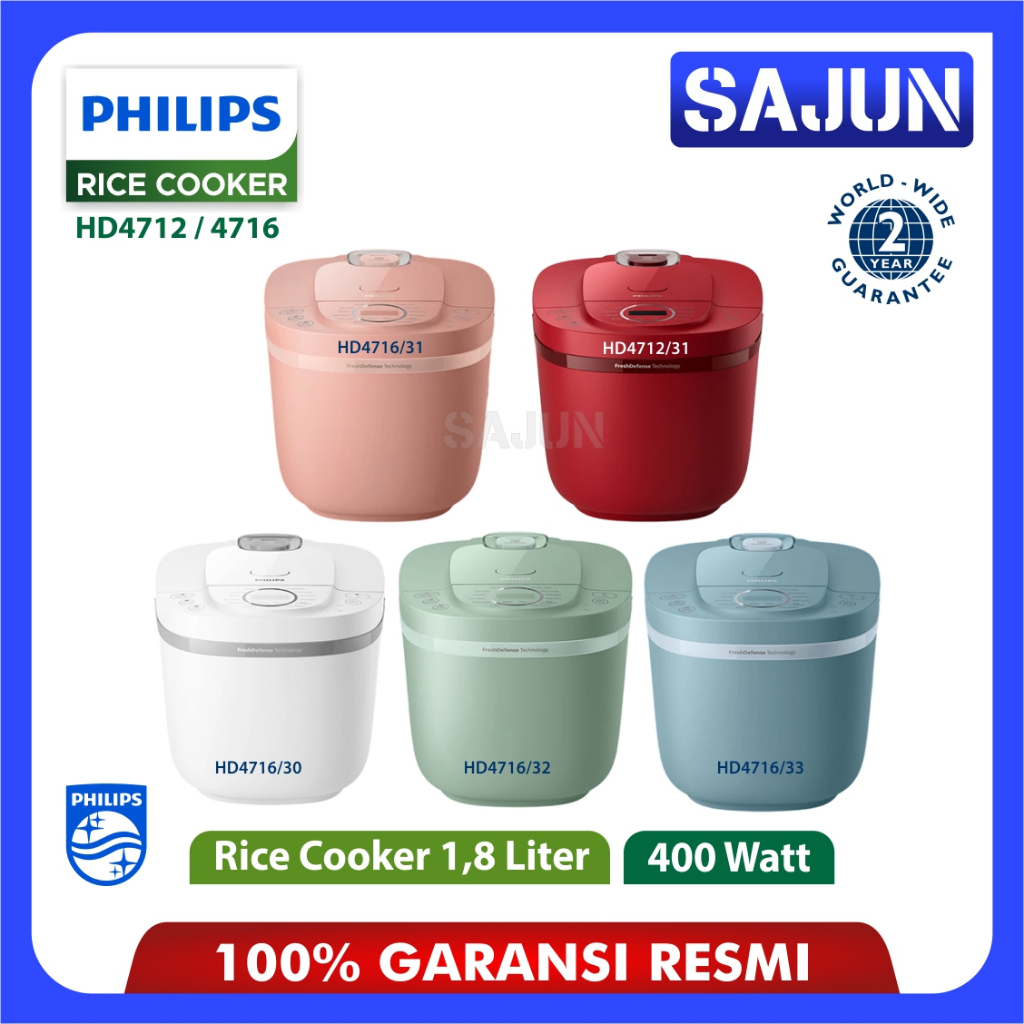 Jual PHILIPS Rice Cooker Digital 1.8L - HD4716 HD4712 Fresh Defense ...