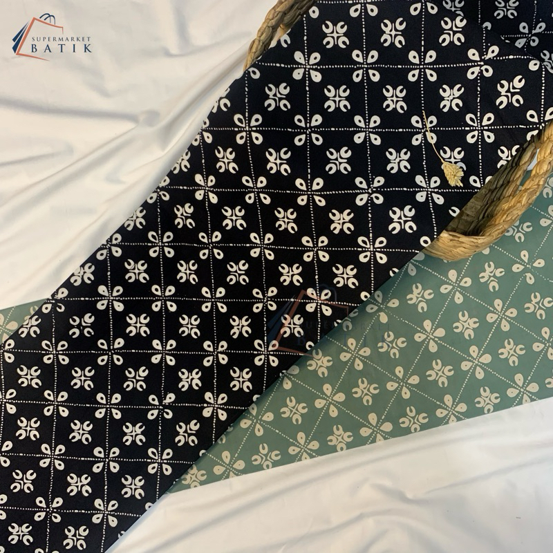 Jual Kain Batik Cap Asli Indonesia - Batik Cantik Modern - Motif Kompas ...