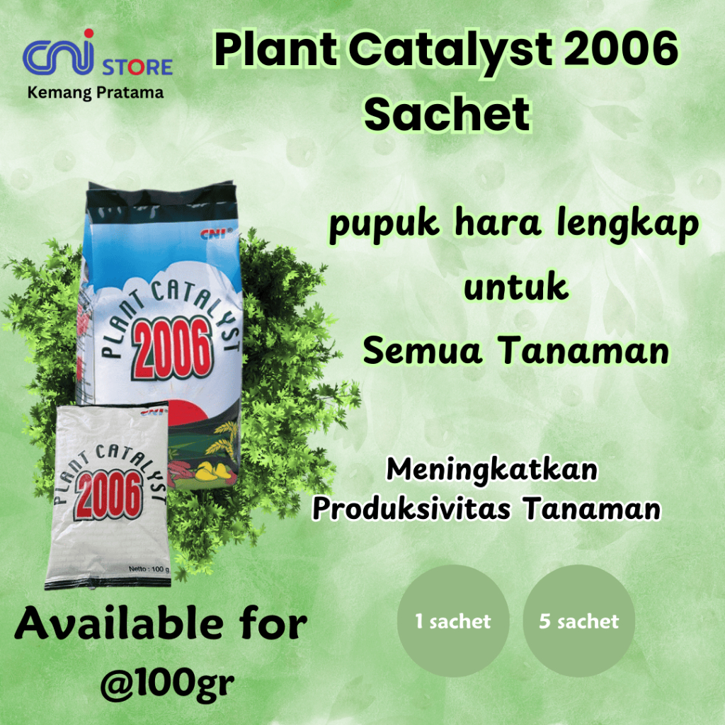 Jual Plant Catalyst 2006 CNI 100gr Sachet- Pupuk Tanaman Organik dengan ...