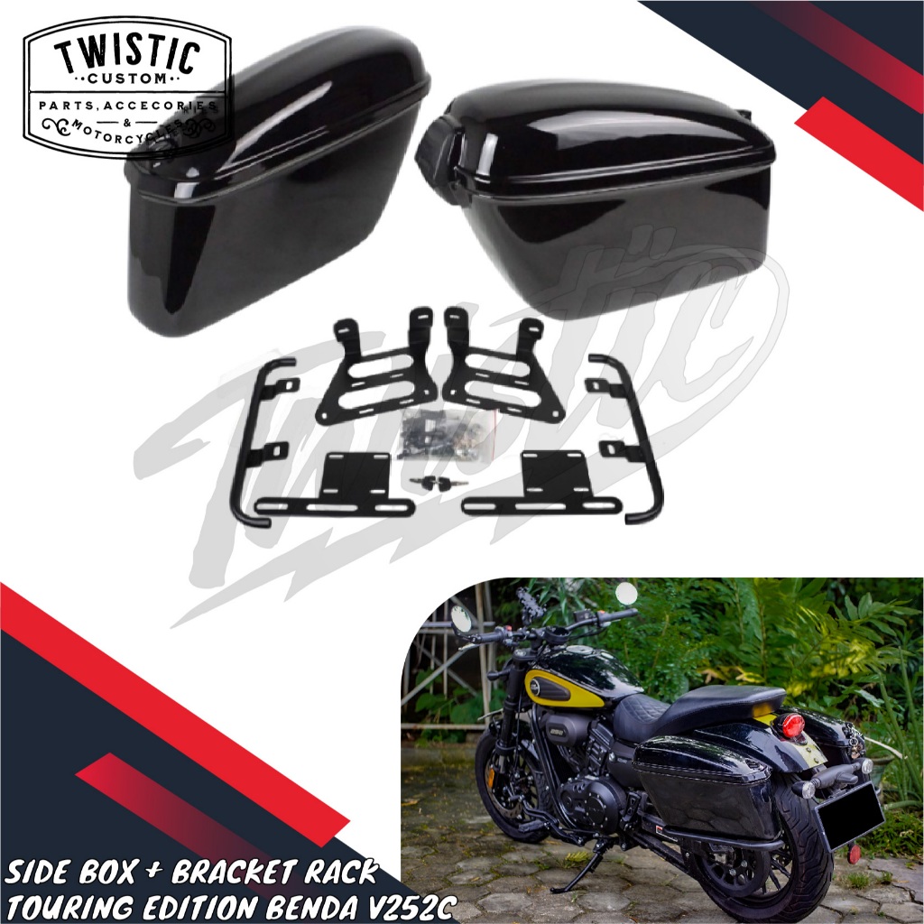 Jual Side Box Merion Saddle Side Bag Saddlebag Pannier Bracket Tas ...