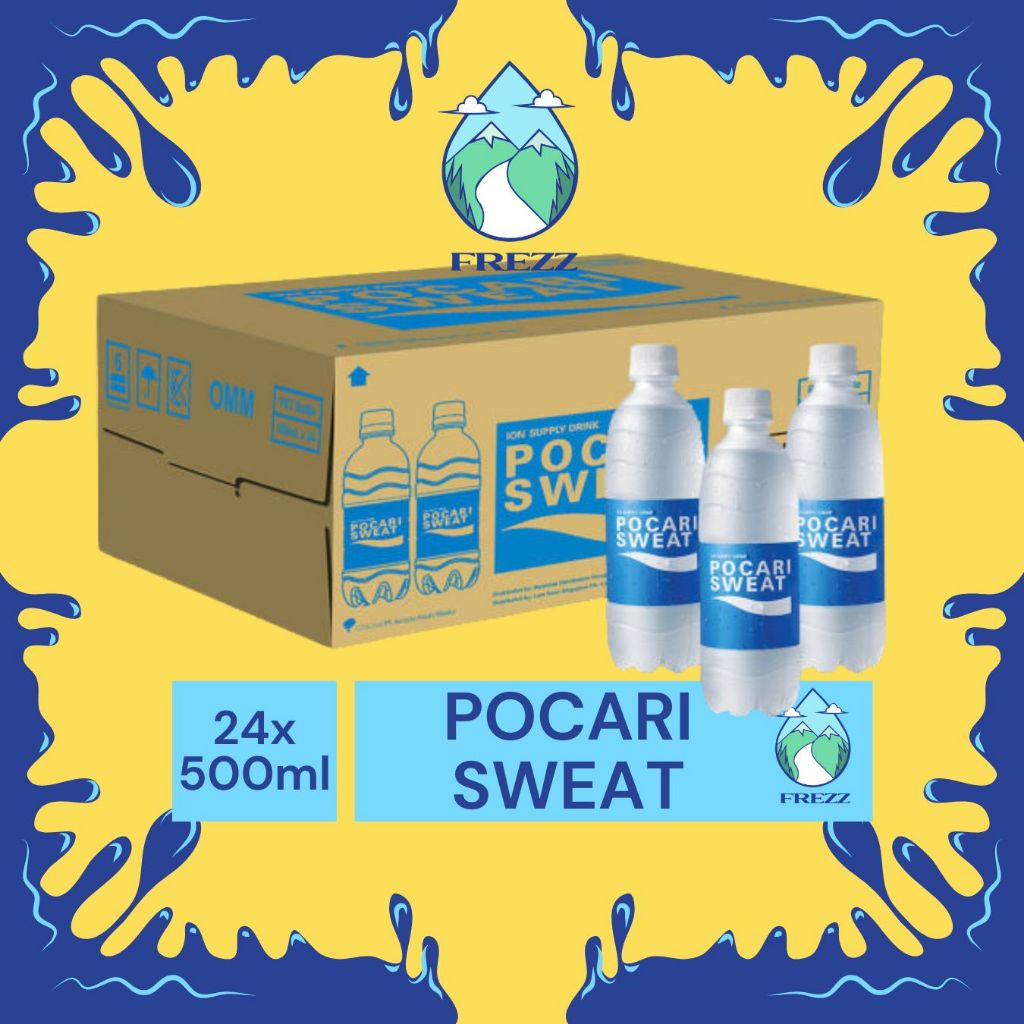 Jual (INSTANT) POCARI SWEAT / ION WATER 500ml DUS Isi 24 BOTOL Per ...