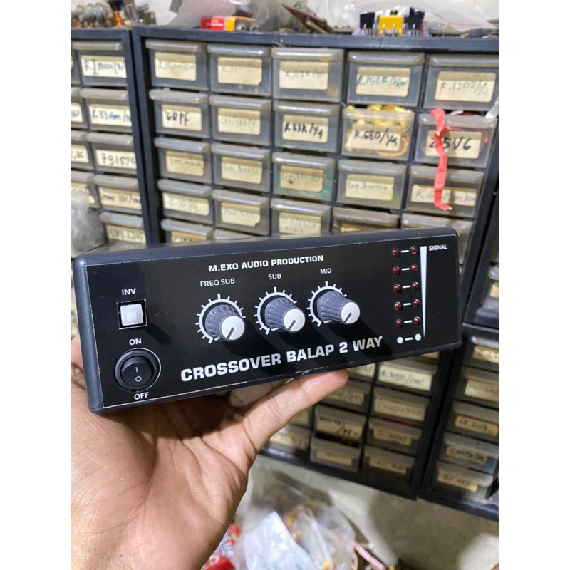 Jual DC12V crossover 2way 24db Subwoofer Dan Mid Dilengkapi Led Signal ...