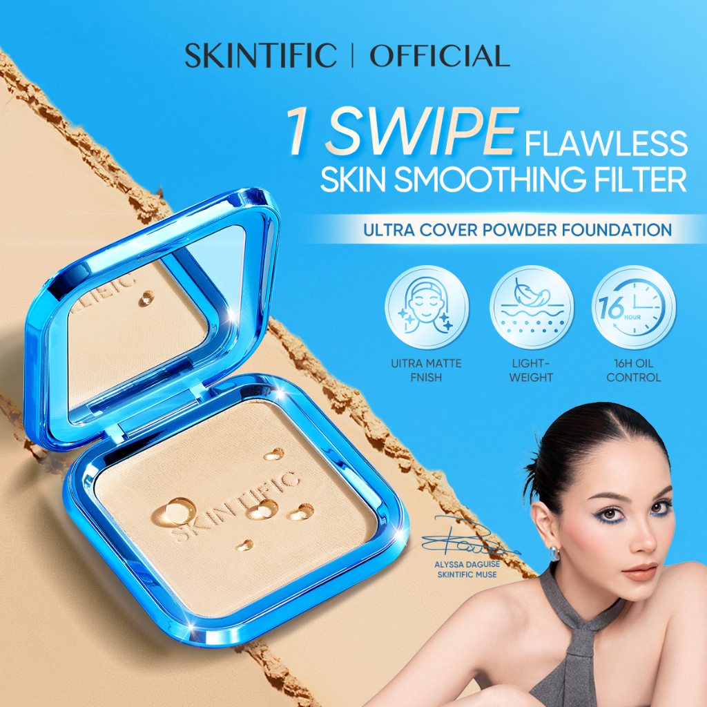 Jual [Official Store]SKINTIFIC Official Store- Ultra Cover Powder ...