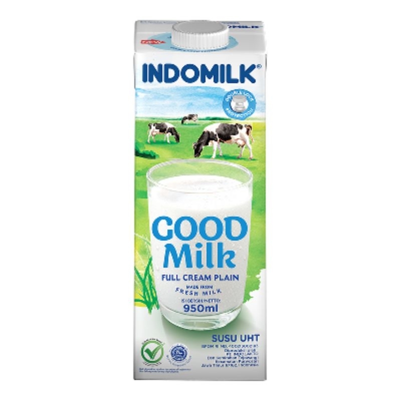 Jual INDOMILK | Susu UHT | Full Cream Kotak | 950 ML | Shopee Indonesia