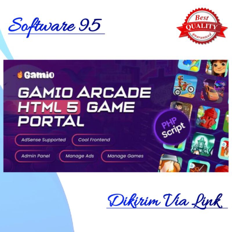 Jual Gamio Arcade v1.1 – HTML5 Game Portal PHP Script | Shopee Indonesia
