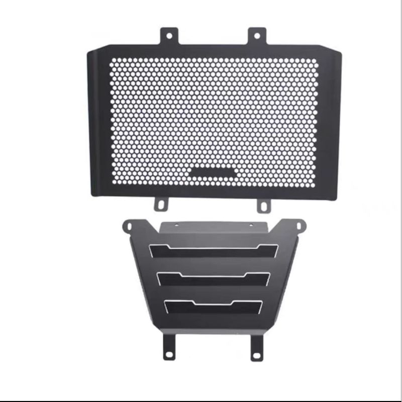 Jual ALUMINIUM RADIATOR GUARD AND ENGINE BAFFLE COVER SET FOR CFmoto ...