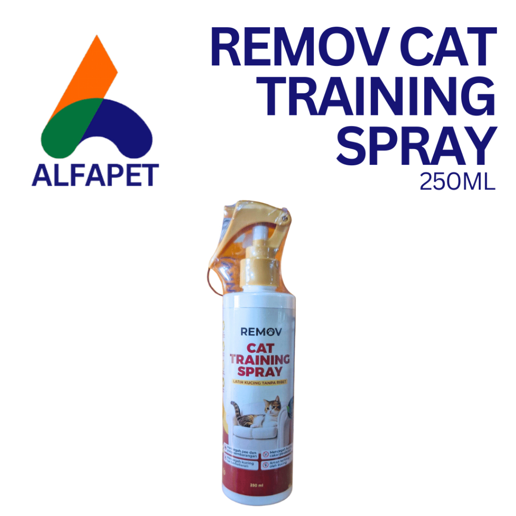 Jual Remov CAT TRAINING SPRAY 250ml latih kucing pee poop sembarangan ...