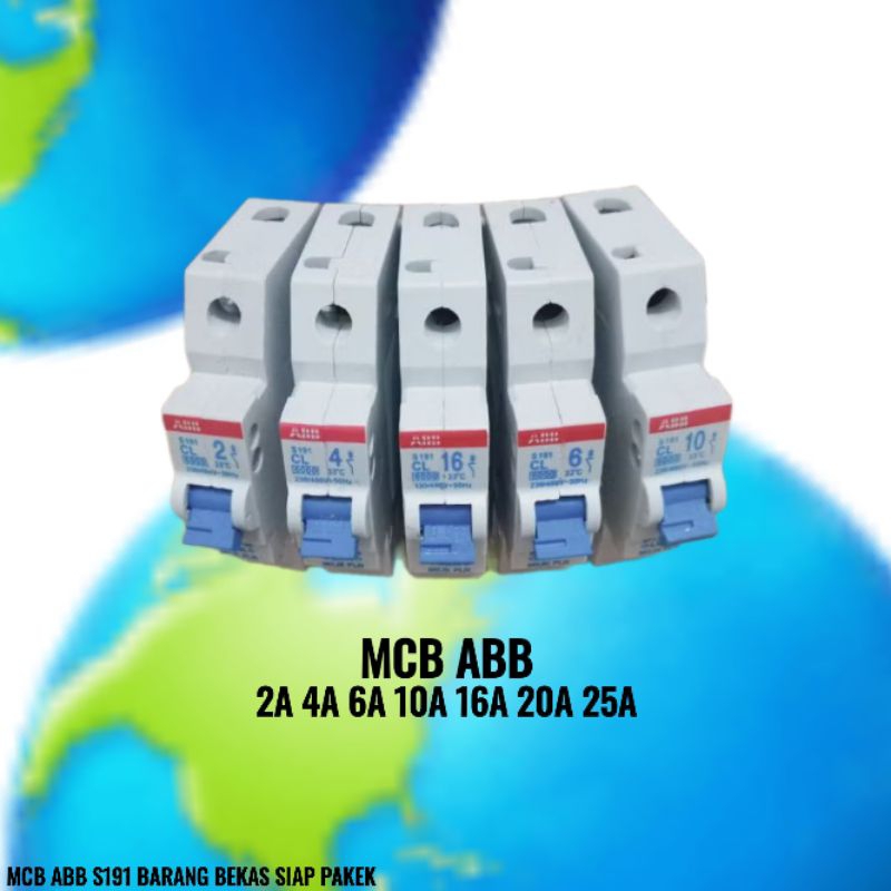 Jual MCB ABB S191 2A 4A 6A 10A SEKEN | Shopee Indonesia