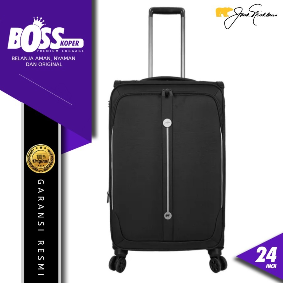 Jual Koper kain 24 inch JACK NICKLAUS softcase tsa lock expandable ...